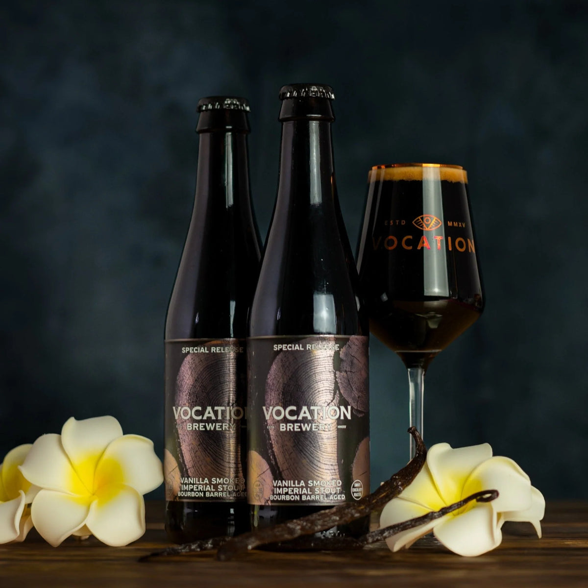 Vanilla Smoked Imperial Stout - Vocation Brewery - Bourbon Barrel Aged ...
