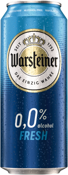 Warsteiner Fresh - Warsteiner - Non Alcoholic Lager, 0%, 500ml Can ...