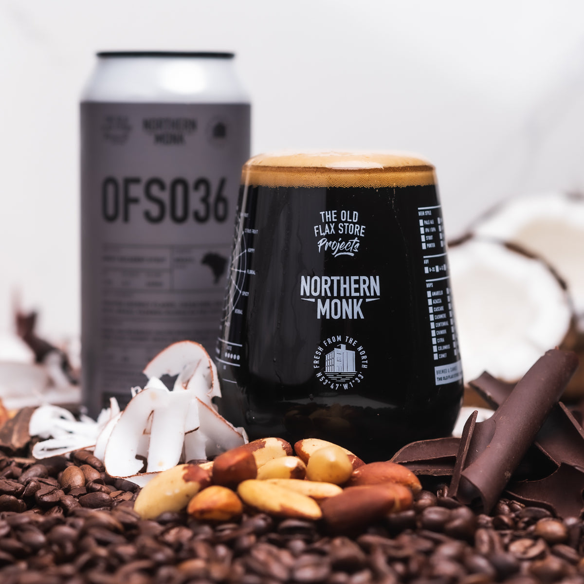 OFS036 - Northern Monk - Imperial Stout with Coconut, Brazil Nut, Caca ...