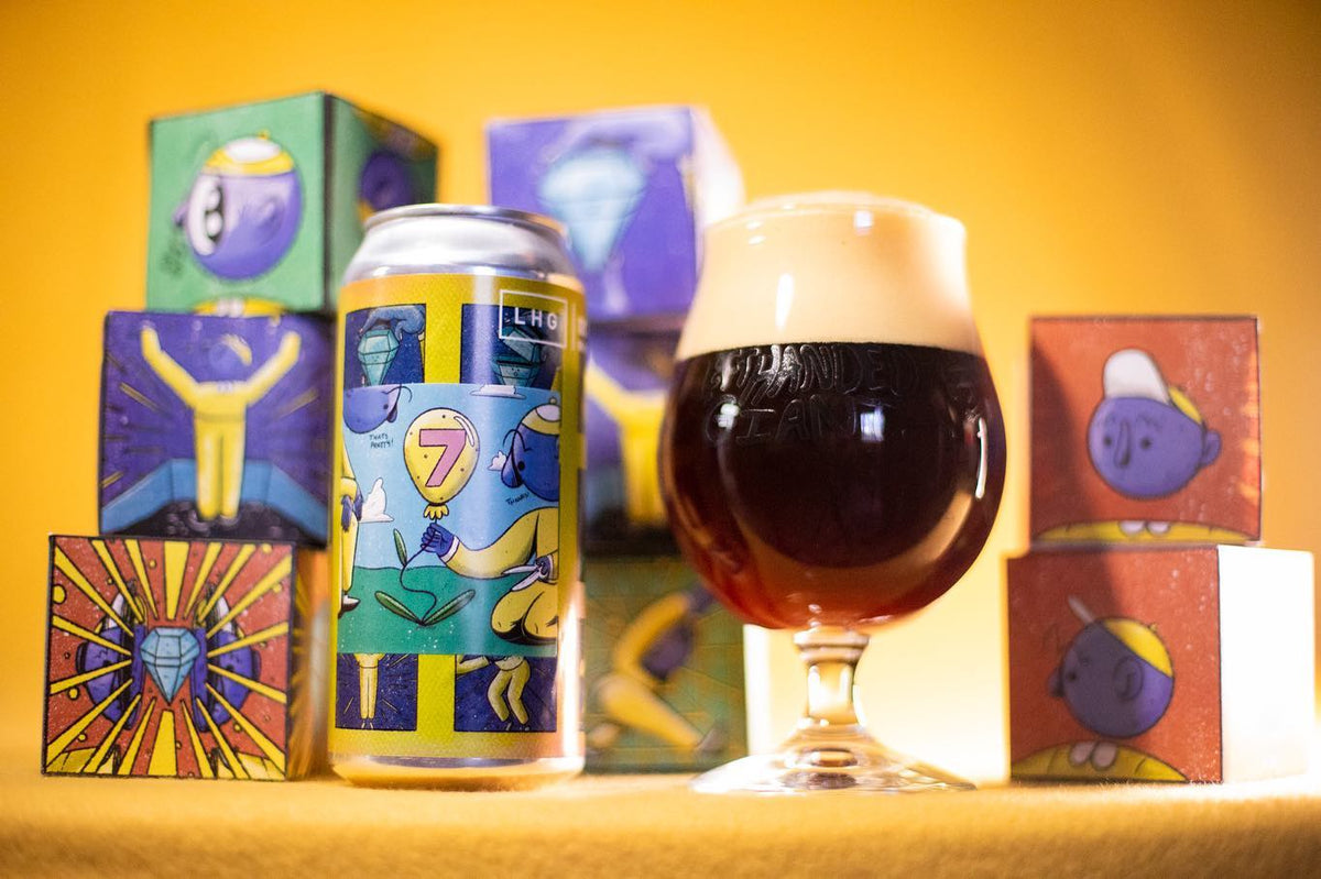 We Celebrate - Left Handed Giant X Newbarns Brewery - Dark Ruby Mild ...