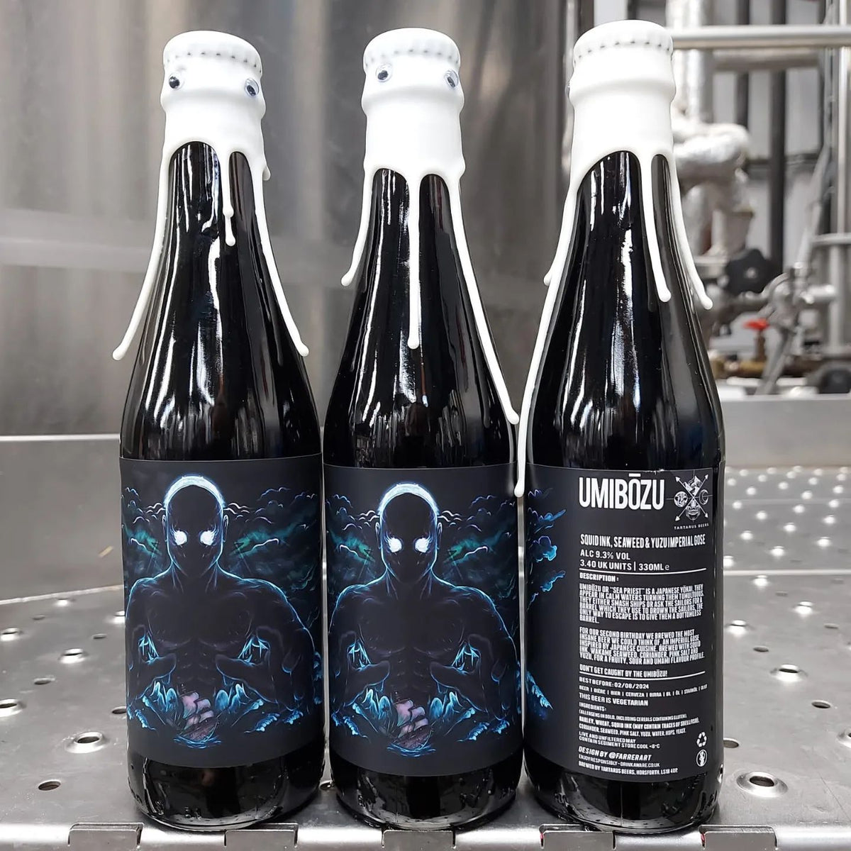 Umibozu - Tartarus Beers - Squid Ink, Seaweed and Yuzu Imperial Gose ...