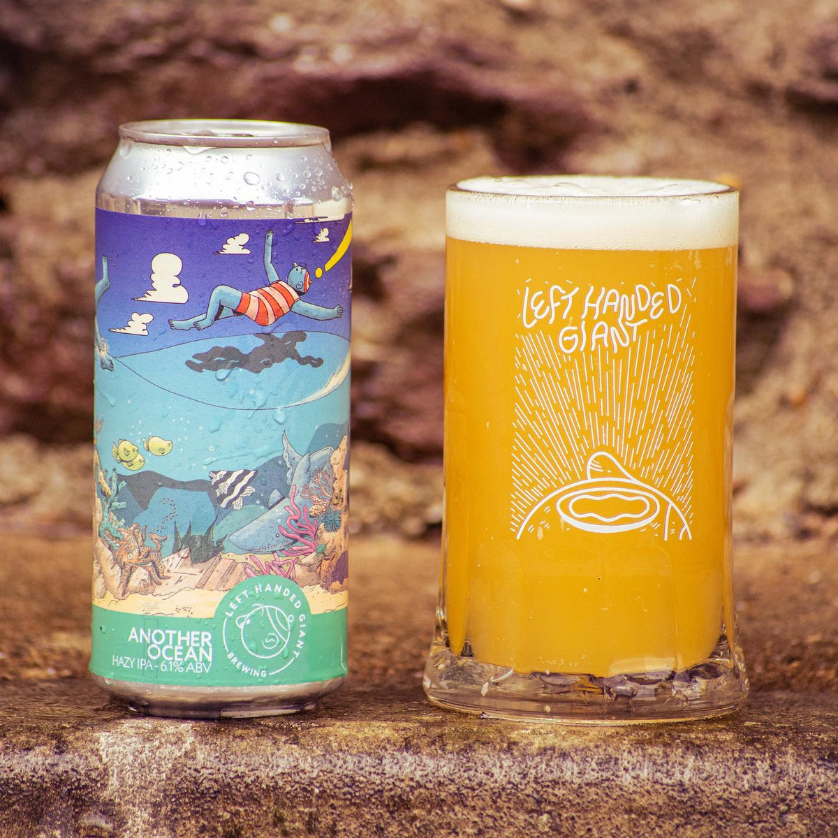 Another Ocean - Left Handed Giant - Hazy IPA, 6.1%, 440ml Can ...