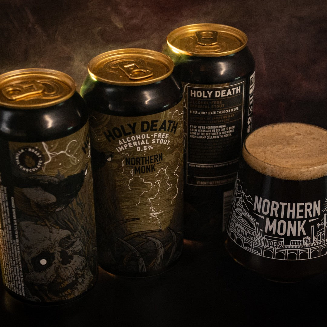 Holy Death - Northern Monk - Alcohol Imperial Stout, 0.5%, 440ml Can ...