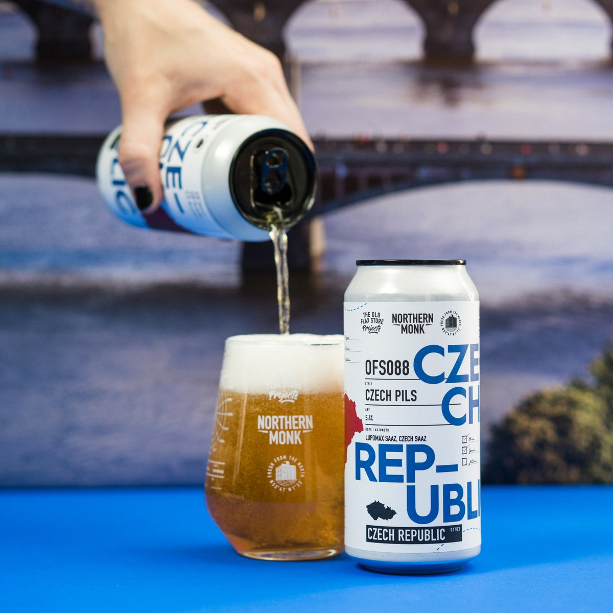 OFS088 - Northern Monk - Czech Pils, 5.4%, 440ml Can – Raynville Superstore