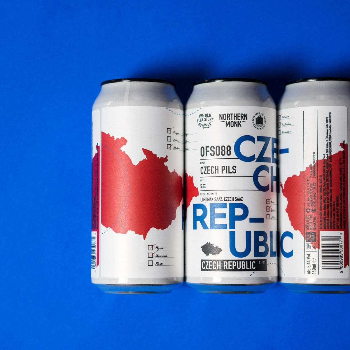 OFS088 - Northern Monk - Czech Pils, 5.4%, 440ml Can – Raynville Superstore
