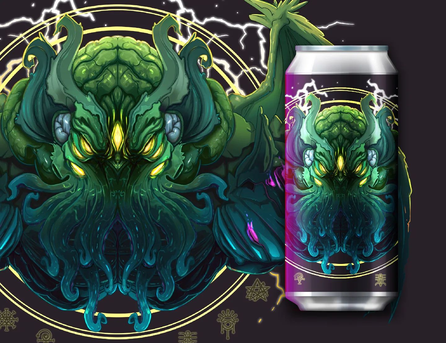 Cthulhu - Tartarus Beers - West Coast Triple IPA, 12%, 440ml Can ...