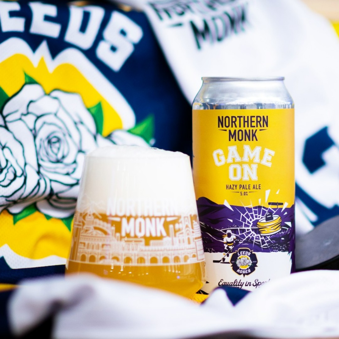 Game On - Northern Monk X Leeds Roses - Hazy Pale Ale, 5%, 440ml Can ...