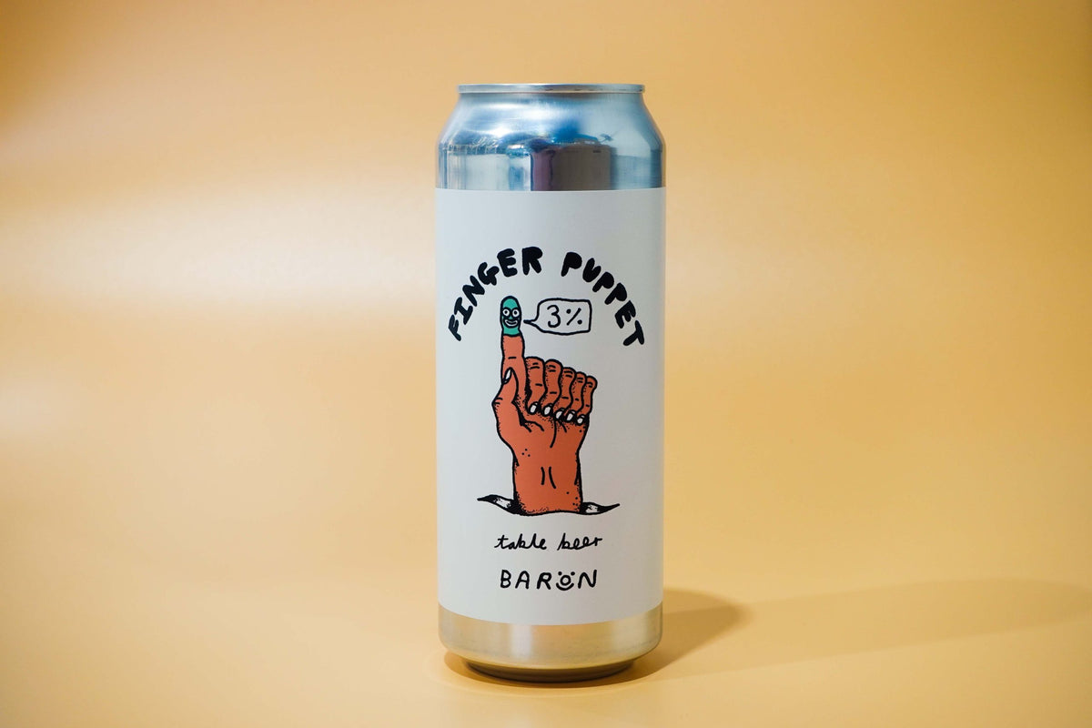 Finger Puppet - Baron Brewing - Table Beer, 3%, 500ml Can – Raynville ...