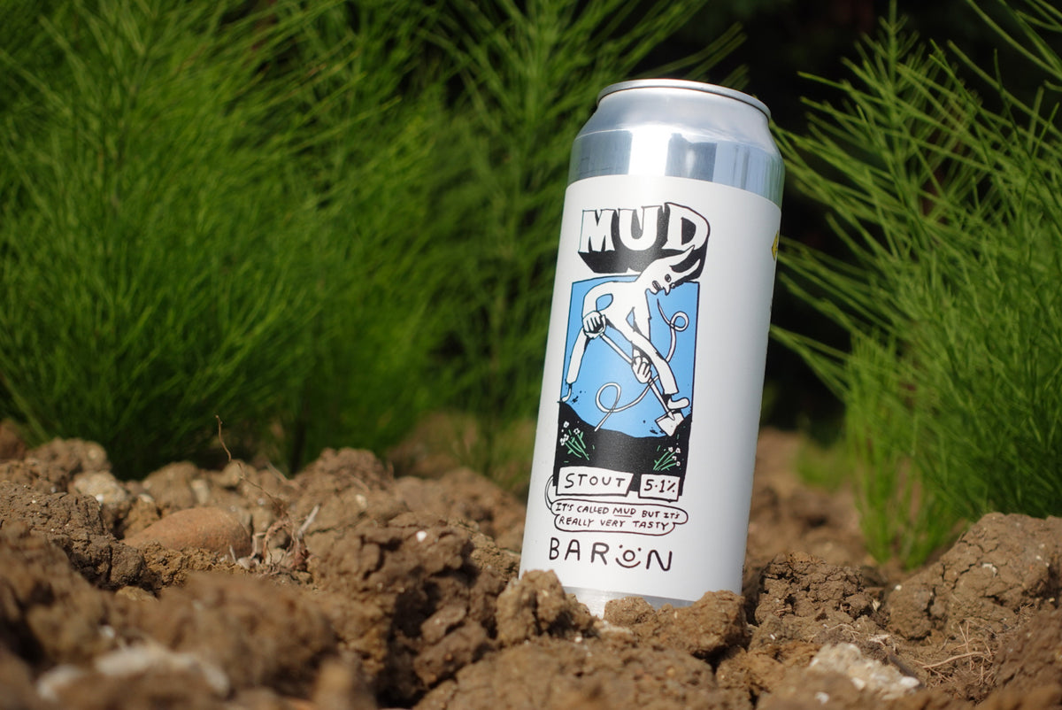 Mud - Baron Brewing - Stout, 5.1%, 500ml Can – Raynville Superstore