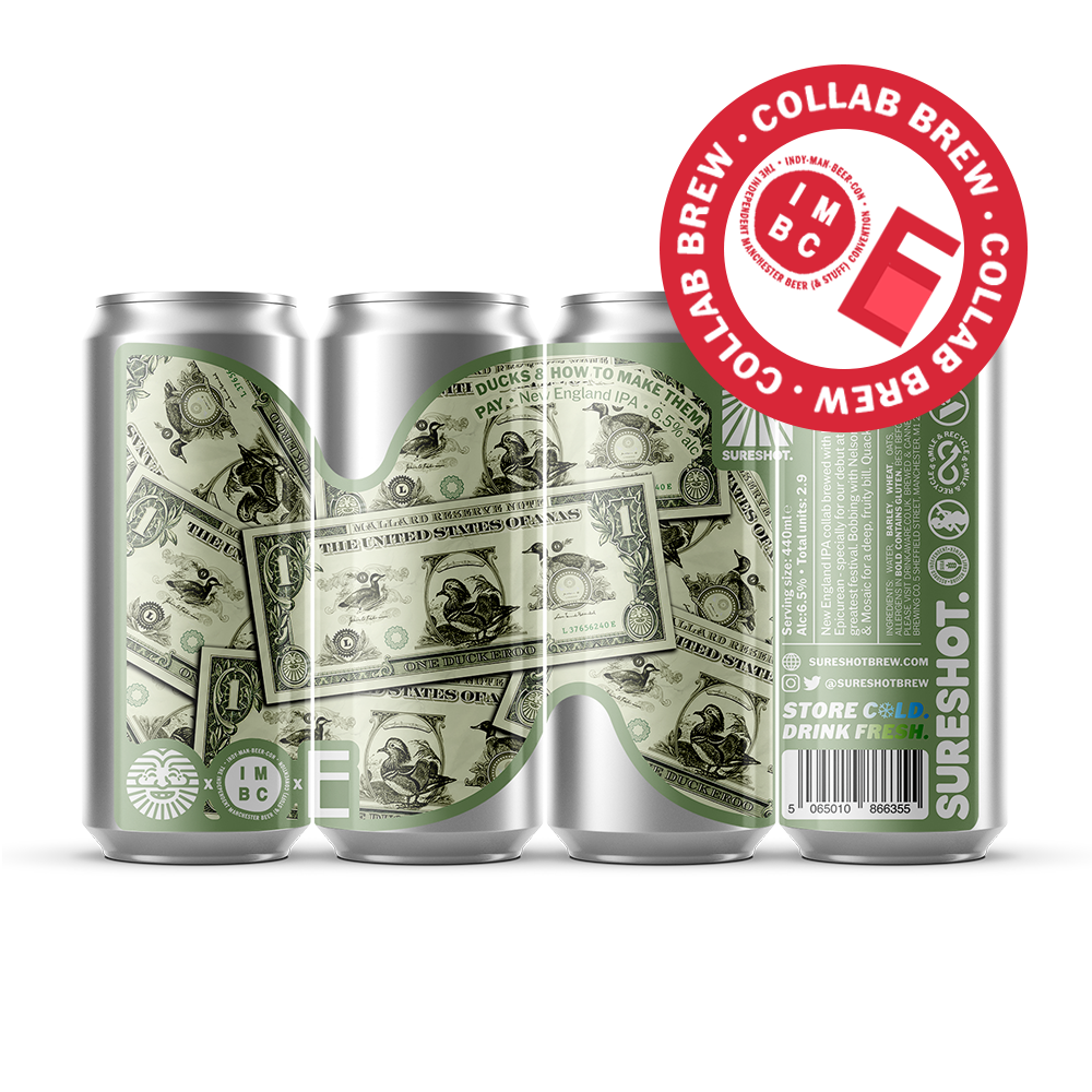 Ducks & How To Make Them Pay - Sureshot - New England IPA, 6.5%, 440ml ...
