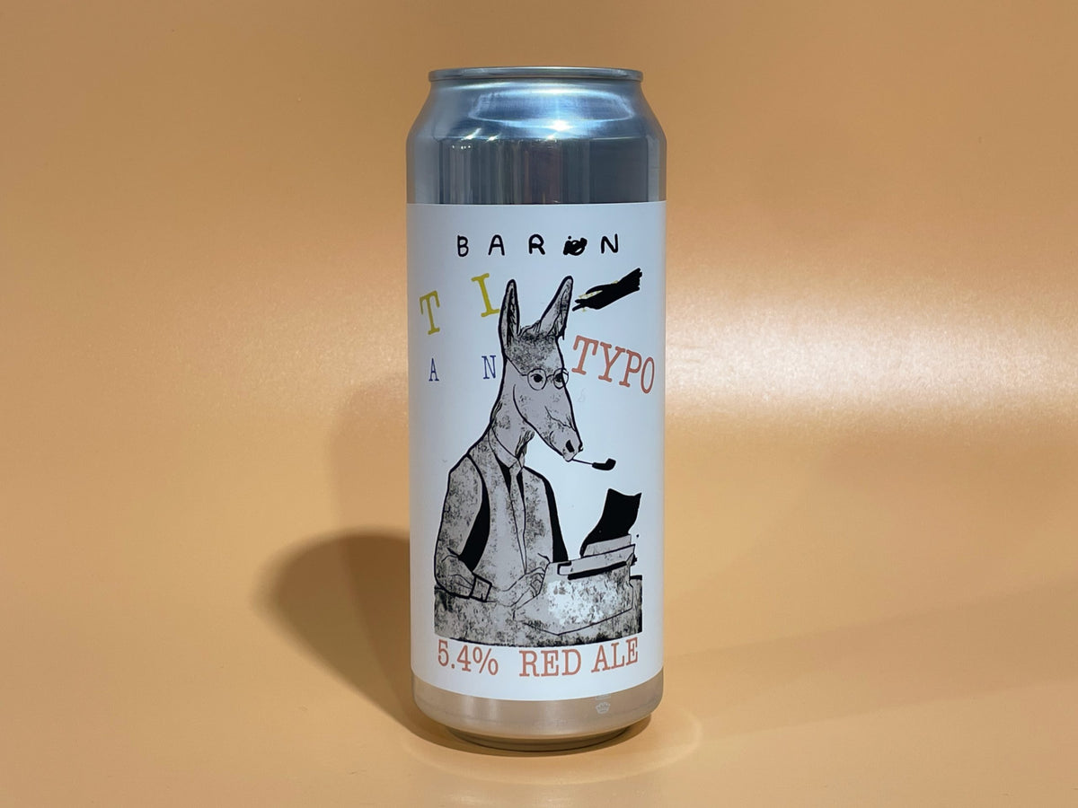 Typo - Baron Brewing - Red Ale, 5.4%, 500ml Can – Raynville Superstore