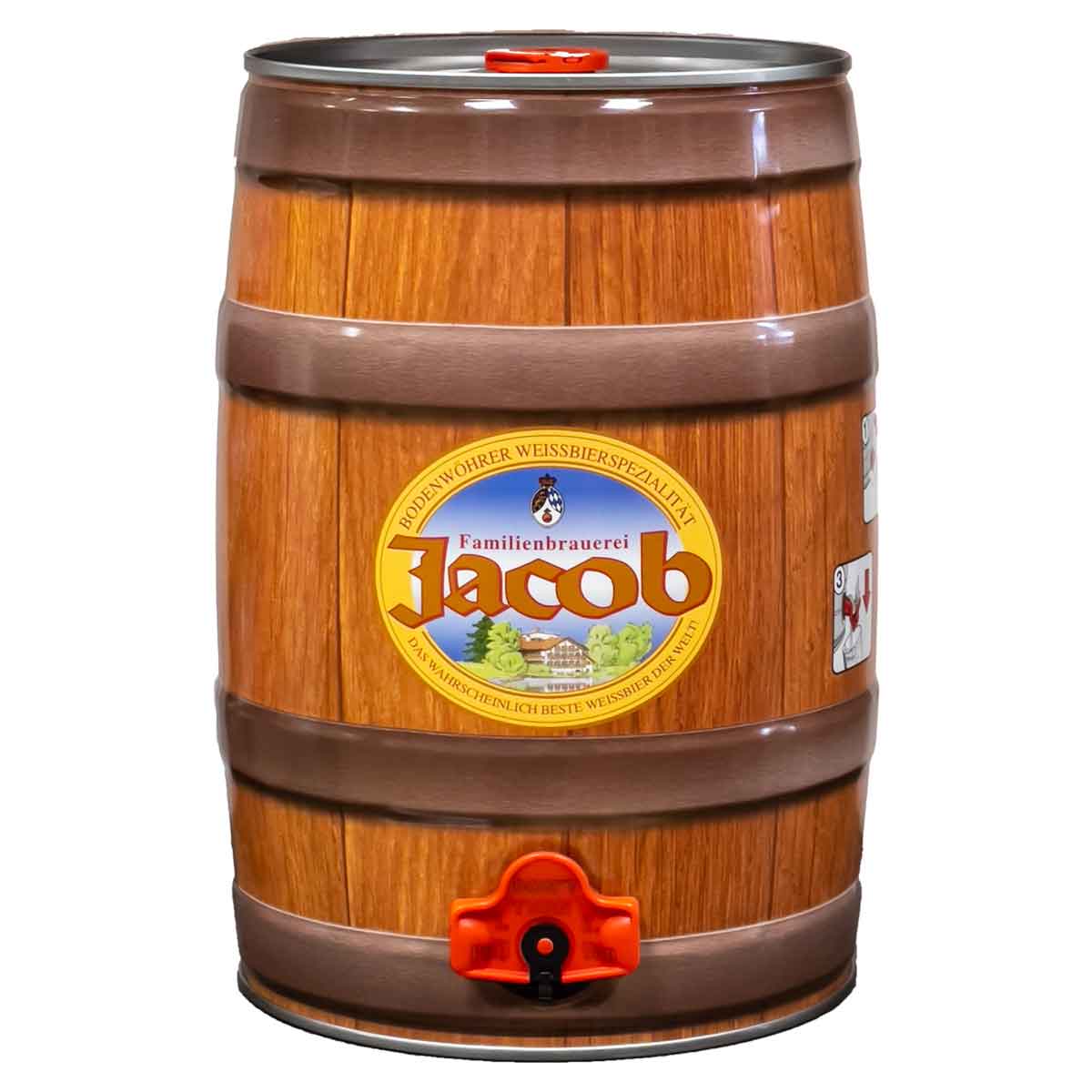 Weissbier - Familienbrauerei Jacob - Weissbier, 5.3%, 5 Litre Mini Keg ...