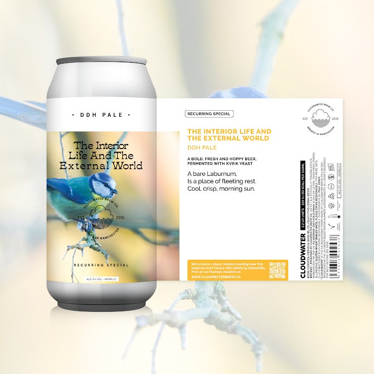 The Interior Life And The External World - Cloudwater - DDH Pale, 5% ...