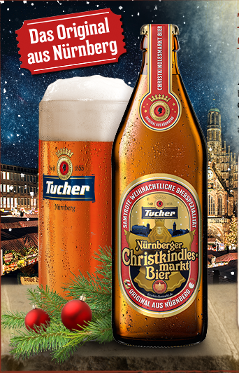 Nürnberger Christkindlesmarkt Bier - Tucher Bräu - Festbier, 5%, 500ml ...