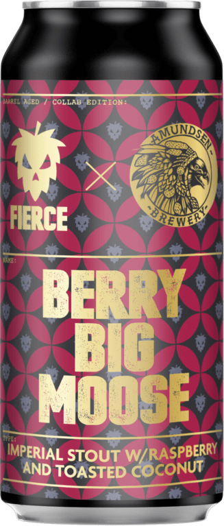 Berry Big Moose - Fierce Beer X Amundsen Brewery - Imperial Stout w/ R ...