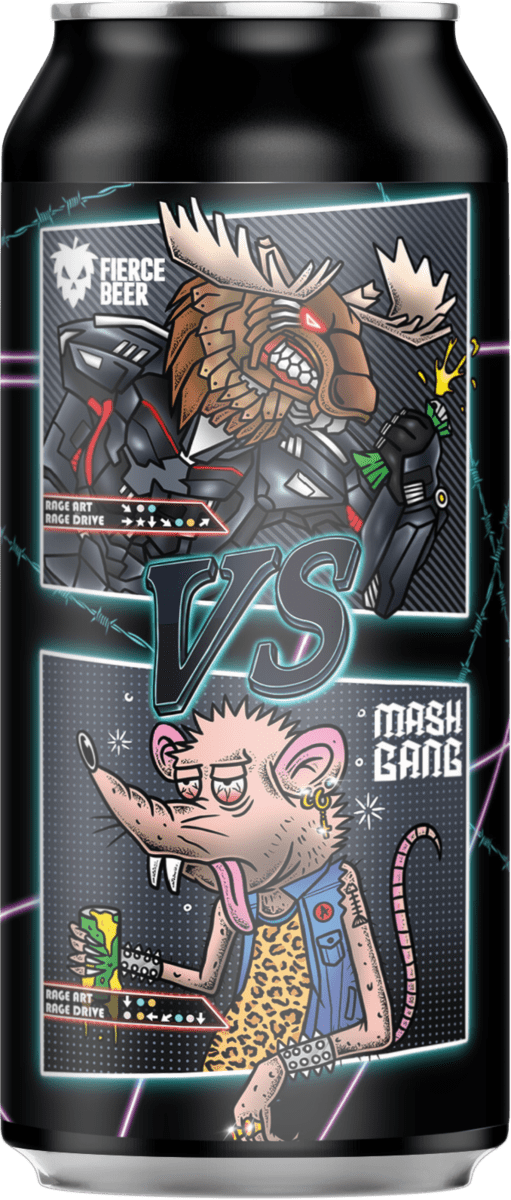 Very Small Moose - Fierce Beer X Mash Gang - Alcohol Free Imperial Sto ...
