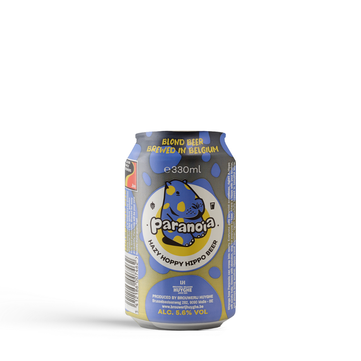 Paranoia - Brouwerij Huyghe (Delirium) - Hazy Hoppy Hippo Beer, 5.6% ...