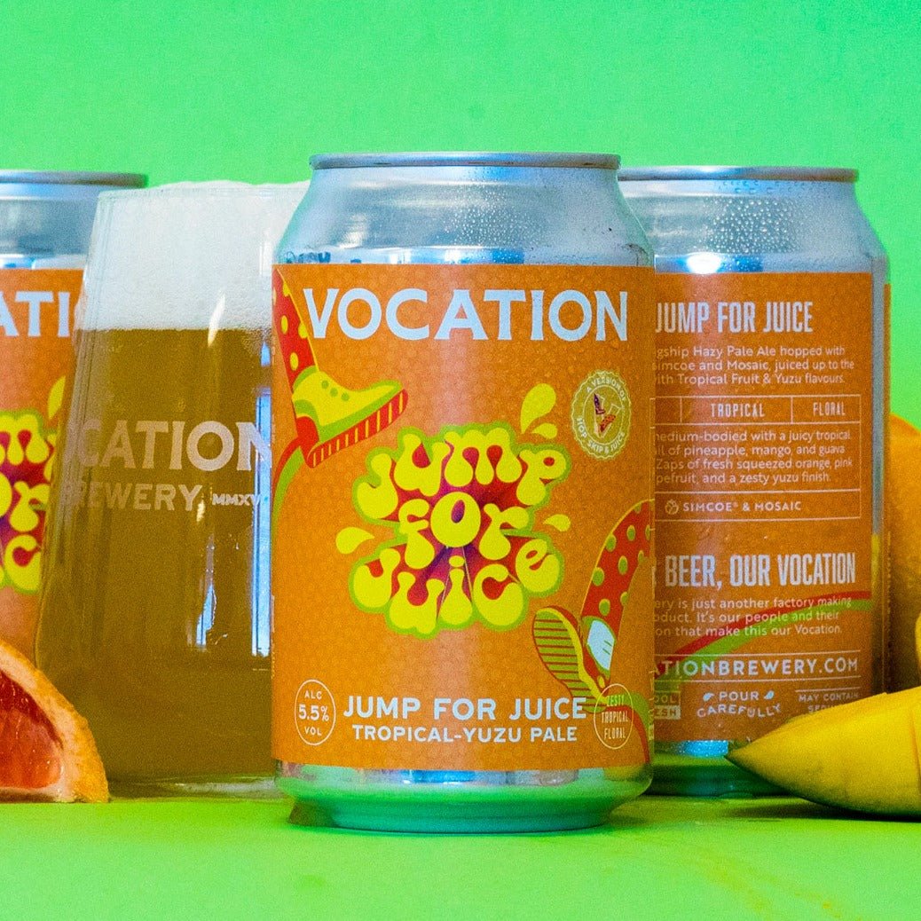 Jump For Juice Yuzu - Vocation Brewery - Yuzu Pale, 5.5%, 330ml Can ...