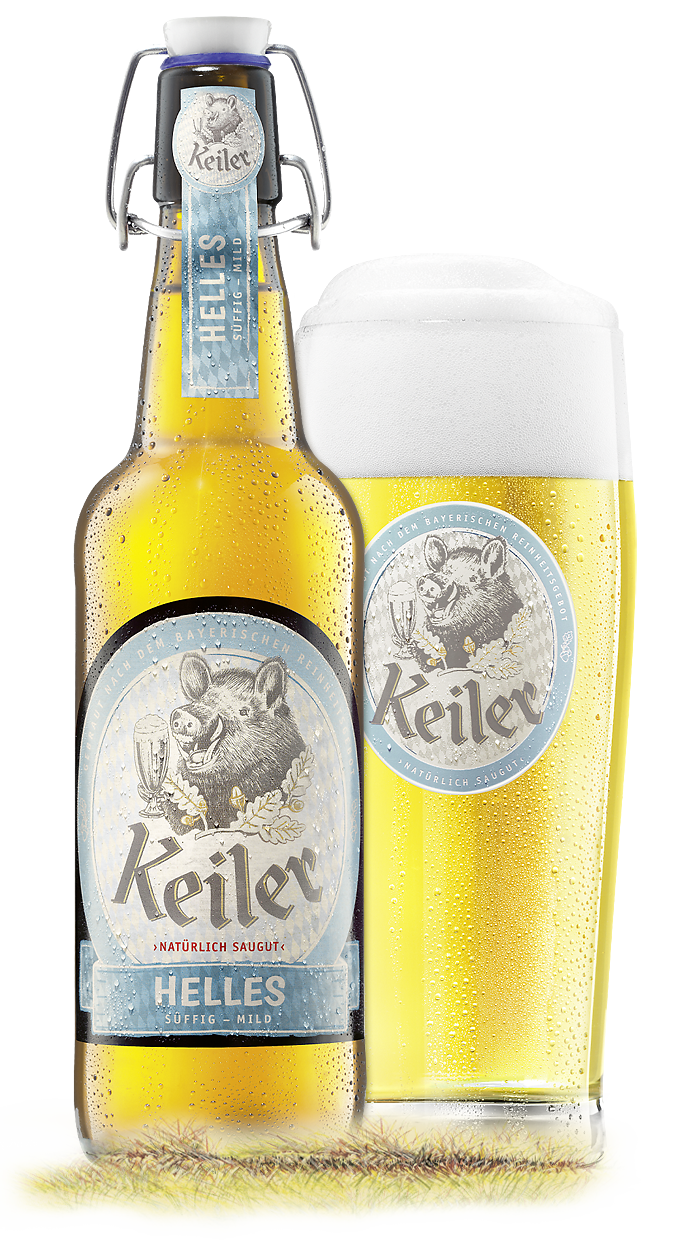 Keiler Helles - Keiler Brauhaus - Helles, 5.1%, 500ml Bottles ...