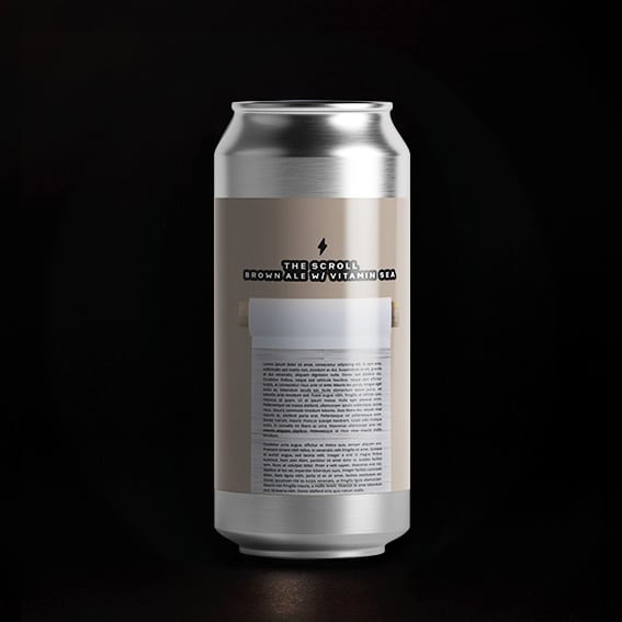 The Scroll - Garage Beer Co X Vitamin Sea Brewing - Brown Ale, 5%, 440 ...