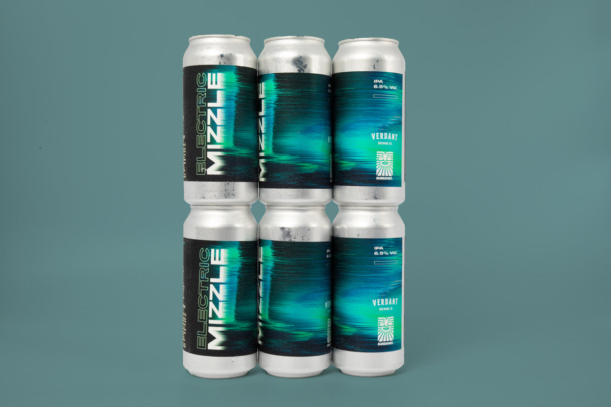 Electric Mizzle - Verdant Brewing Co X Sureshot - IPA, 6.5%, 440ml Can ...