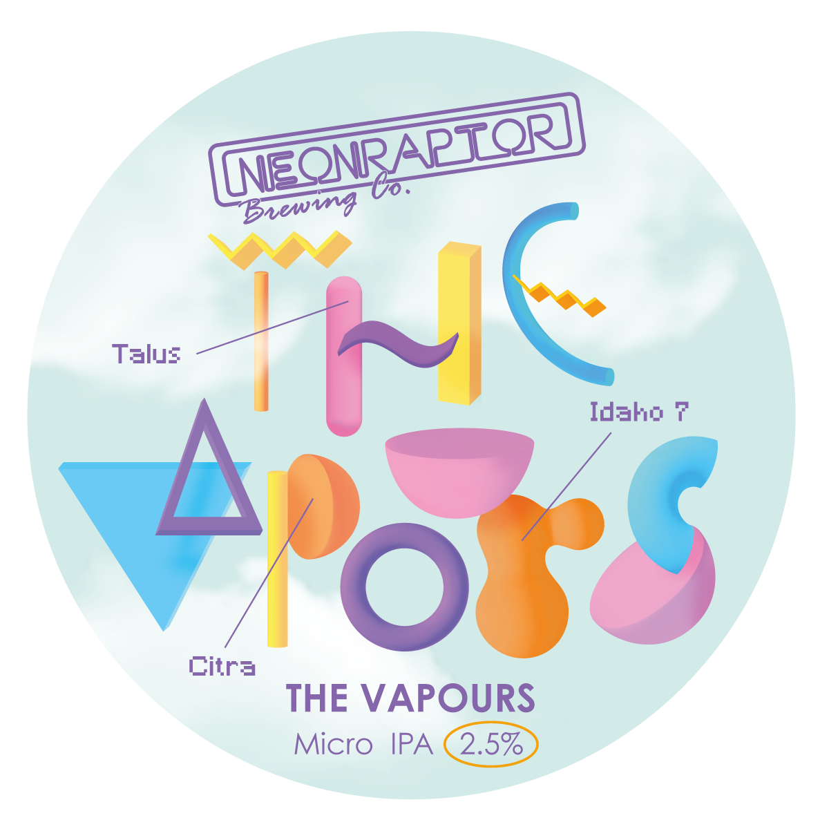The Vapours - Neon Raptor - Micro IPA, 2.5%, 440ml Can – Raynville ...
