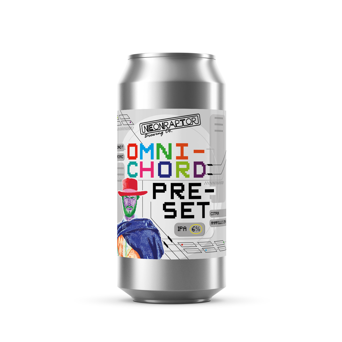 Omnichord Preset - Neon Raptor - IPA, 6%, 440ml Can – Raynville Superstore