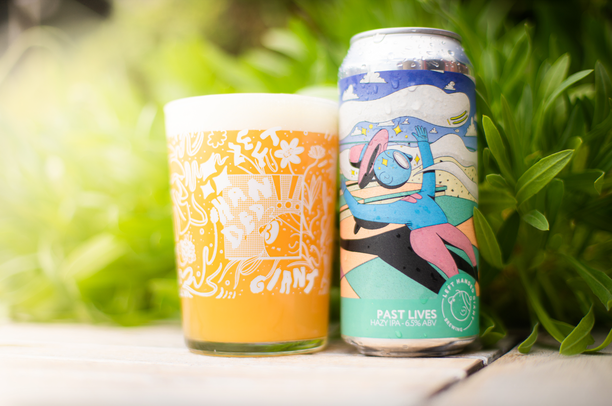 Past Lives - Left Handed Giant - Hazy IPA, 6.5%, 440ml Can – Raynville ...