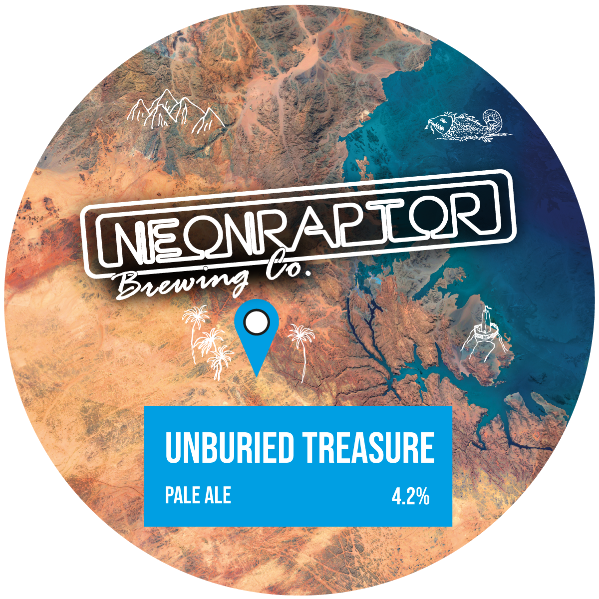 Unburied Treasure - Neon Raptor - Pale Ale, 4.2%, 440ml Can – Raynville ...