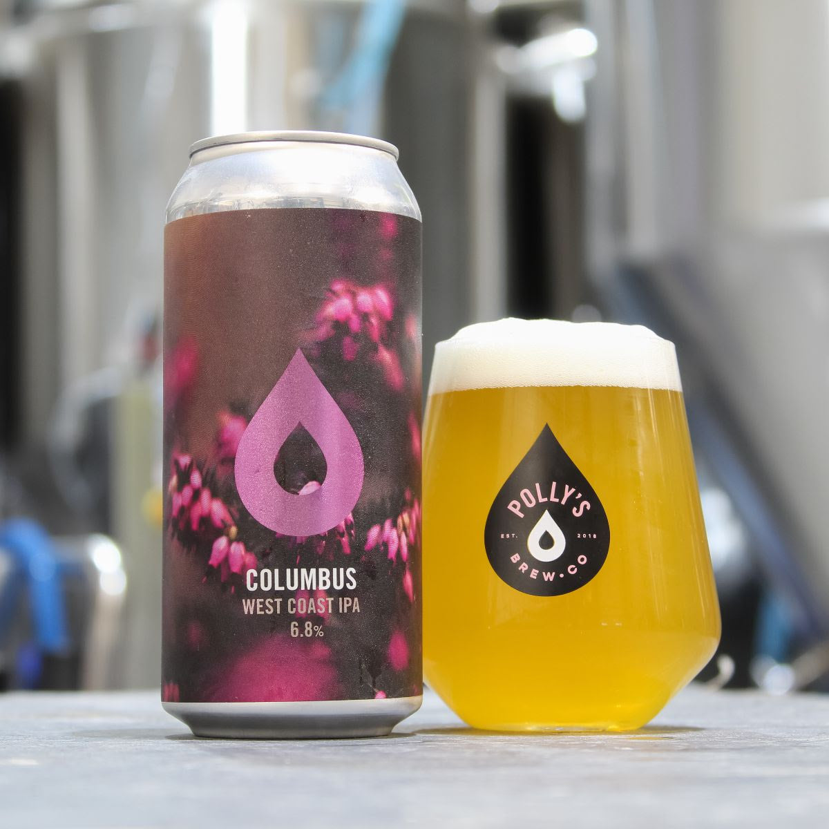 Columbus - Polly's Brew Co - West Coast IPA, 6.8%, 440ml Can ...
