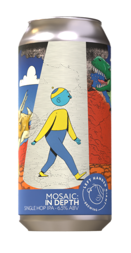 Mosaic: In Depth - Left Handed Giant - Single Hop Mosaic IPA, 6.5%, 44 ...