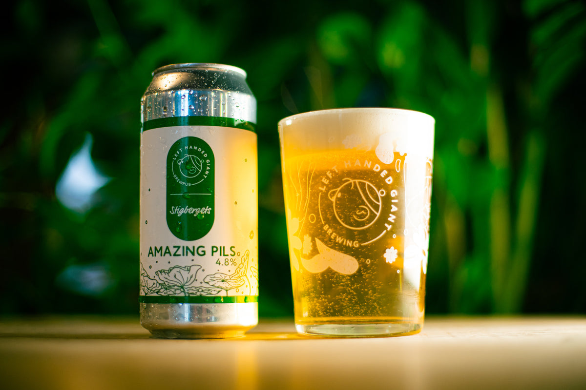 Amazing Pils - Left Handed Giant Brewpub X Stigbergets - Pilsner, 4.8% ...