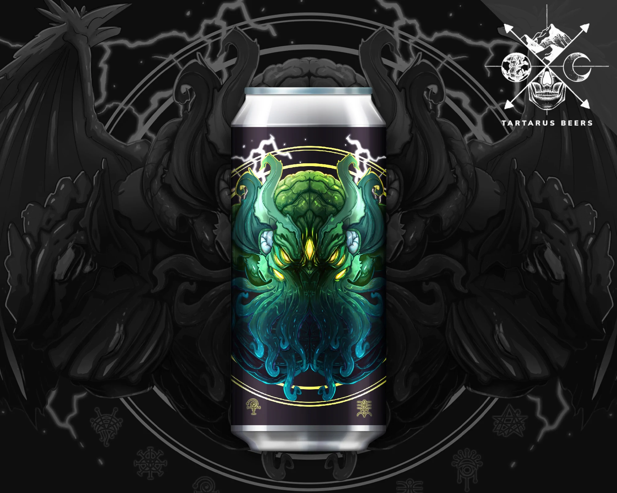 Cthulhu - Tartarus Beers - West Coast Triple IPA, 12%, 440ml Can ...